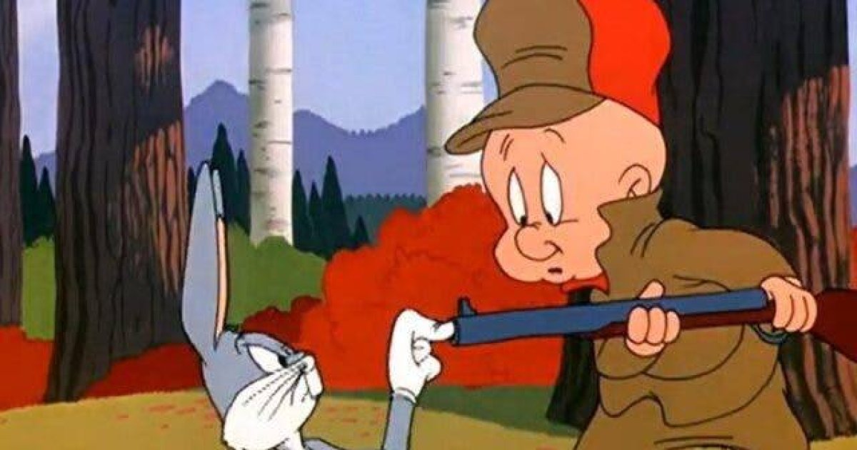 Y ahora, ¿con qué amenazará el gruñón Elmer a Bugs Bunny?
