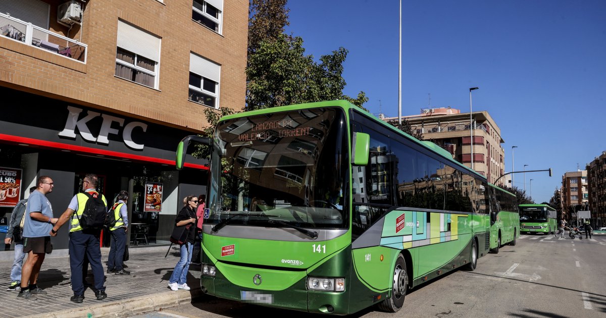 La Generalitat reestructura las líneas de autobús que sustituyen a la L1 y L9 de Metrovalencia