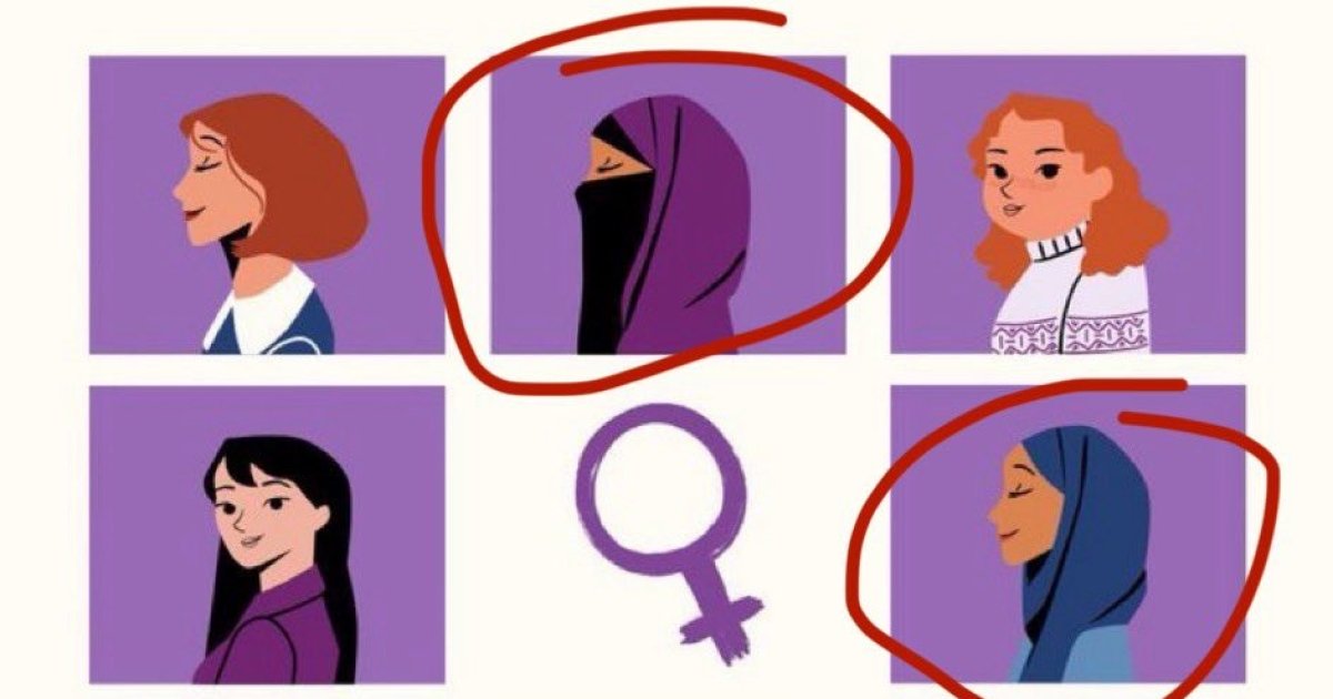 El Día de la Mujer... con burka: ERC y PSOE celebran el 8M con el mayor ...