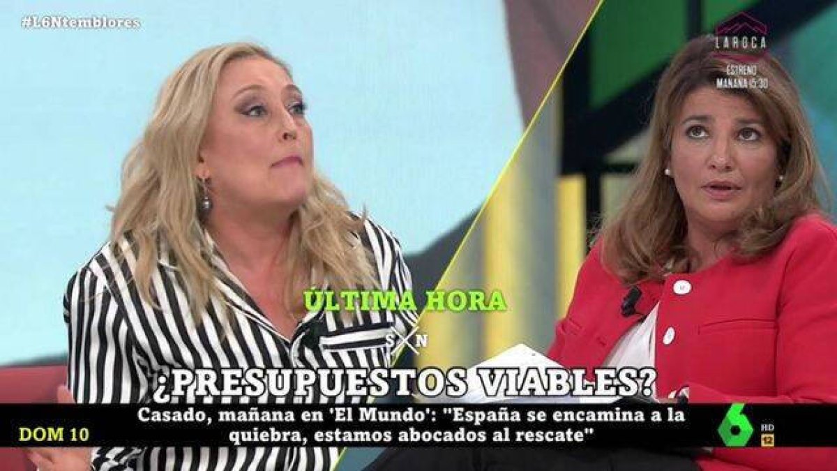 Elisa Beni se enzarza en una bronca con María Claver: "A mí no me faltes"
