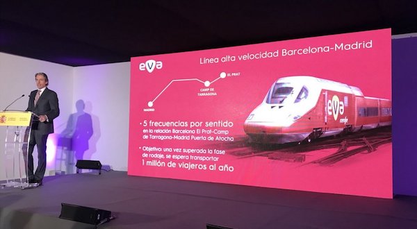 El tren inteligente llegará a Renfe con EVA