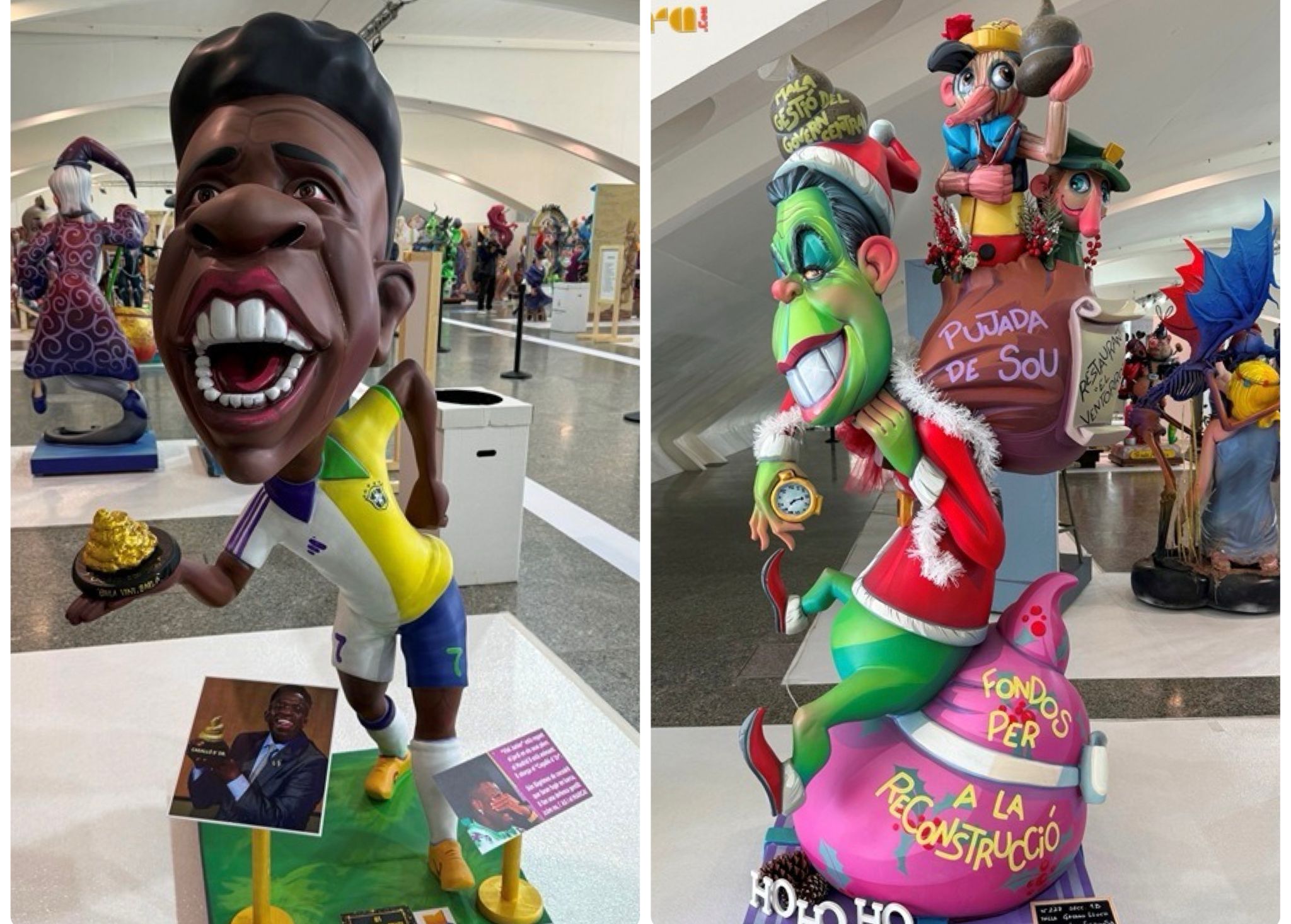 Premio para Vinicius en las Fallas de Valencia y para ‘El Grinch’ Pedro ...