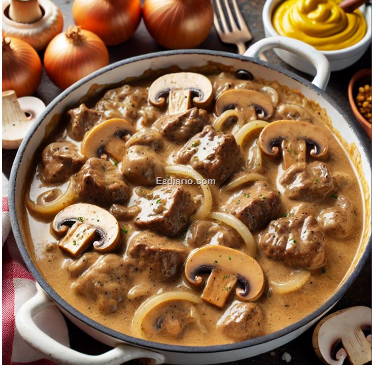 Ternera Strogonoff, receta original: el clásico ruso que conquista ...