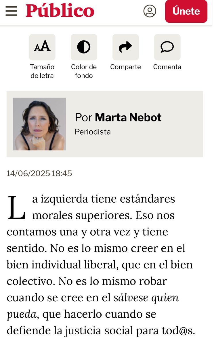 Increíble: Marta Nebot disculpa que la izquierda robe "porque defiende ...