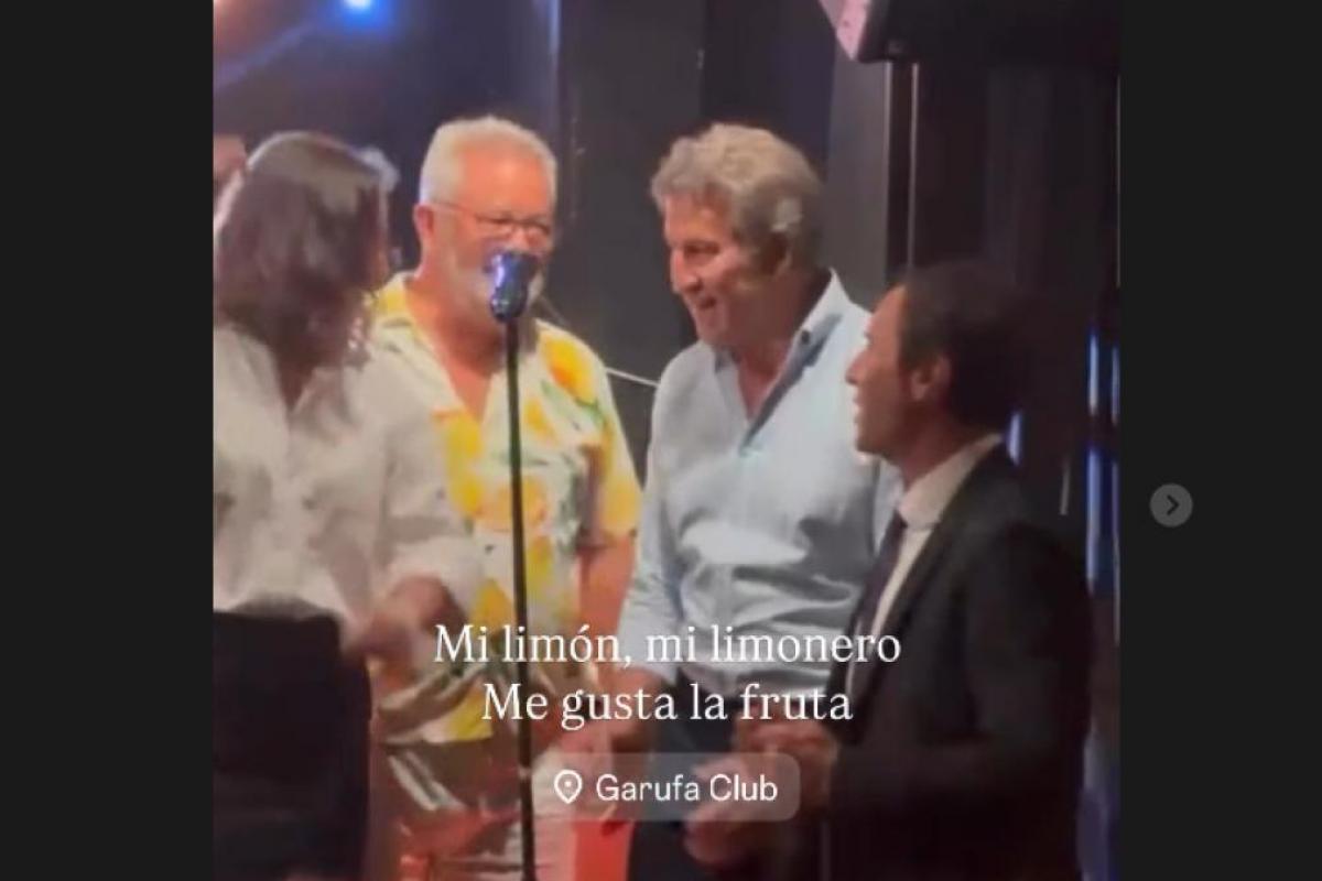 El karaoke de Feijóo entre "un limón" y "me gusta la fruta" que deja ...