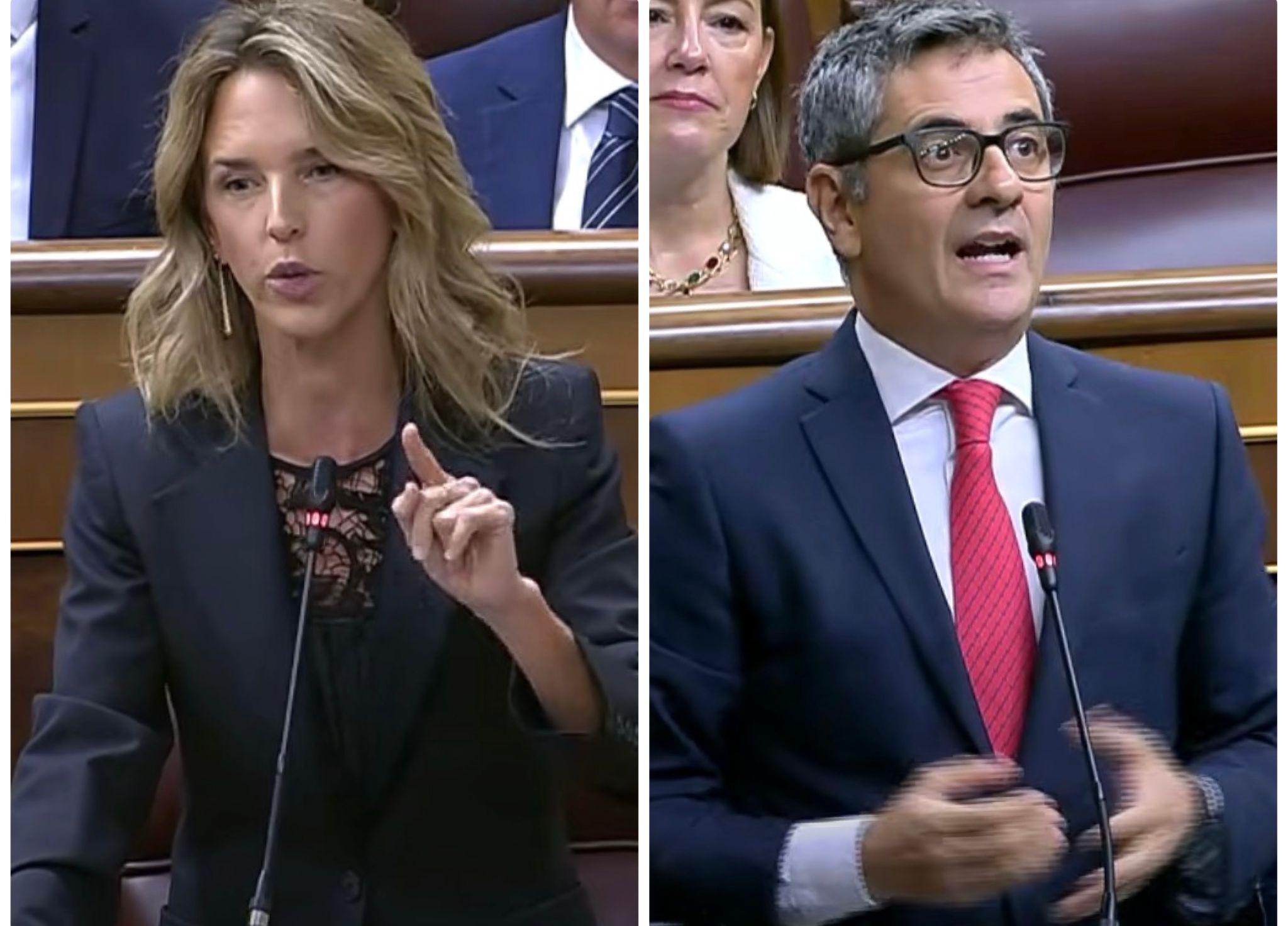 Bolaños estalla en insultos contra Cayetana Álvarez de Toledo tras ser ...