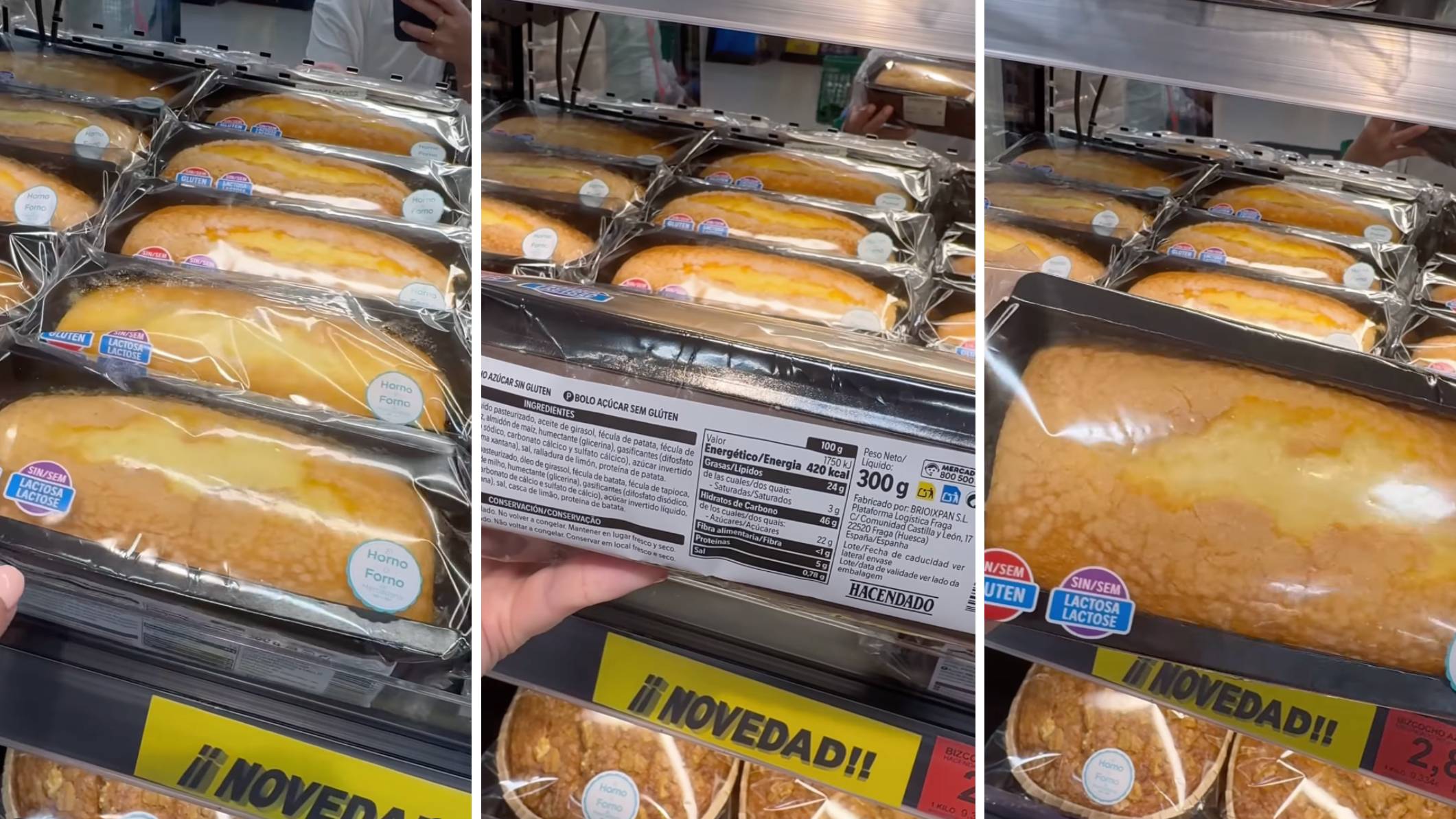 Ni gluten ni lactosa: el nuevo bizcocho de Mercadona que quiere conquistarlo todo