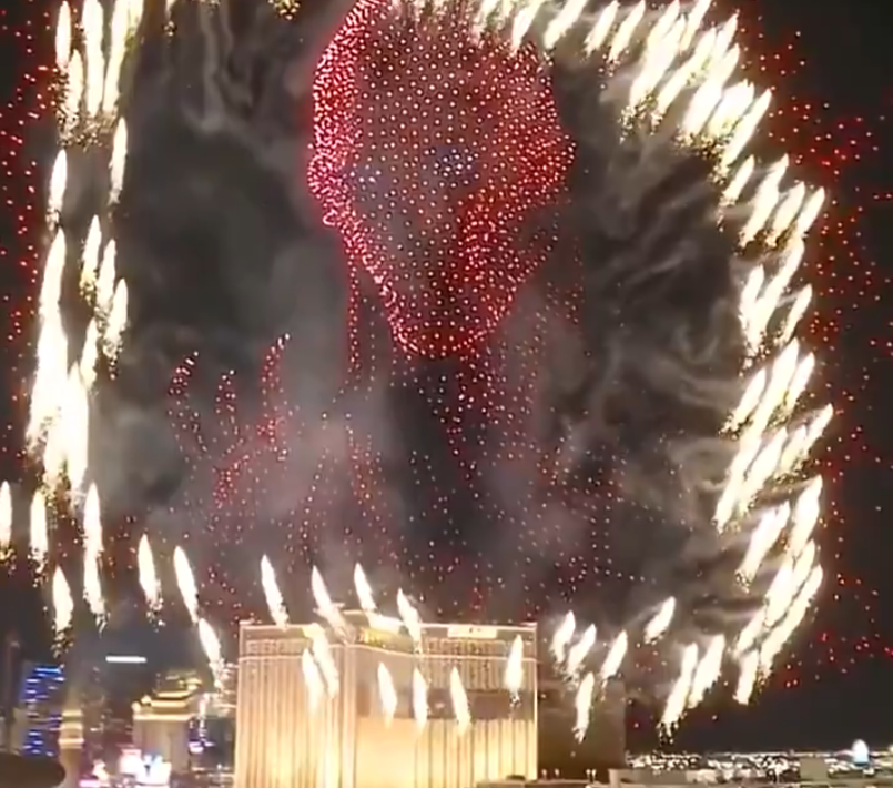 Impresionante: 5.000 drones despiden Stranger Things en Las Vegas tras ...