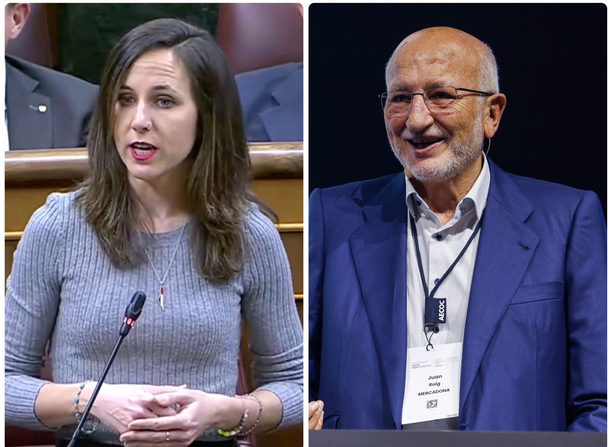 Ione Belarra insulta a Juan Roig como "ser despreciable" y María Jesús ...